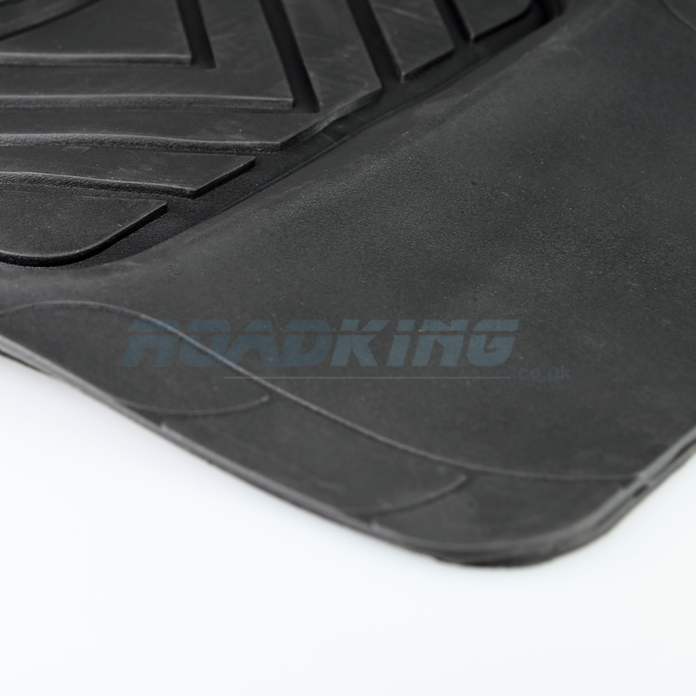 Heavy Duty Universal Rubber Car Mat Set | ROADKING.co.uk
